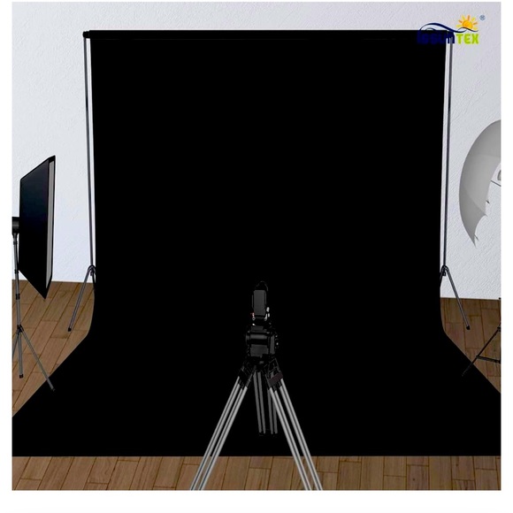Cameras, Photo & Video | Nwt 6x9 Black Muslin Backdrop Collapsible ...